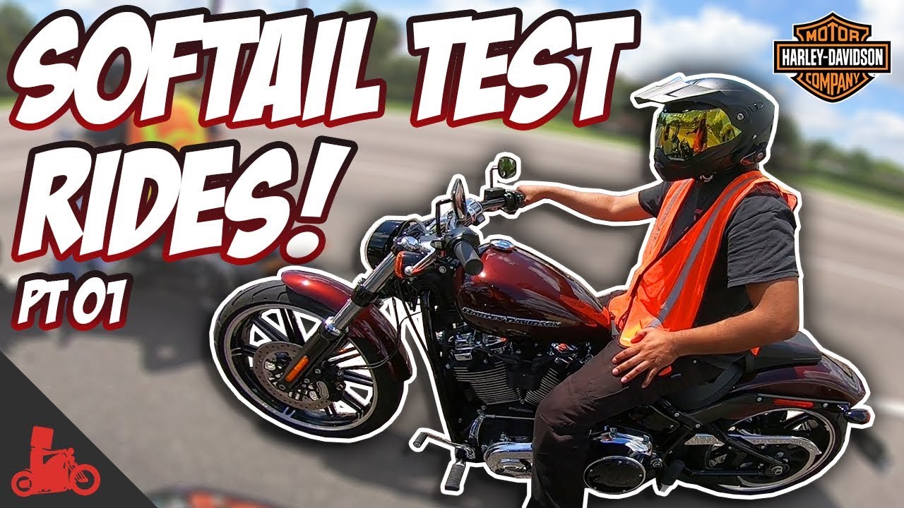 Harley-Davidson SOFTAIL Test Rides! (Pt. 01) - YouTube