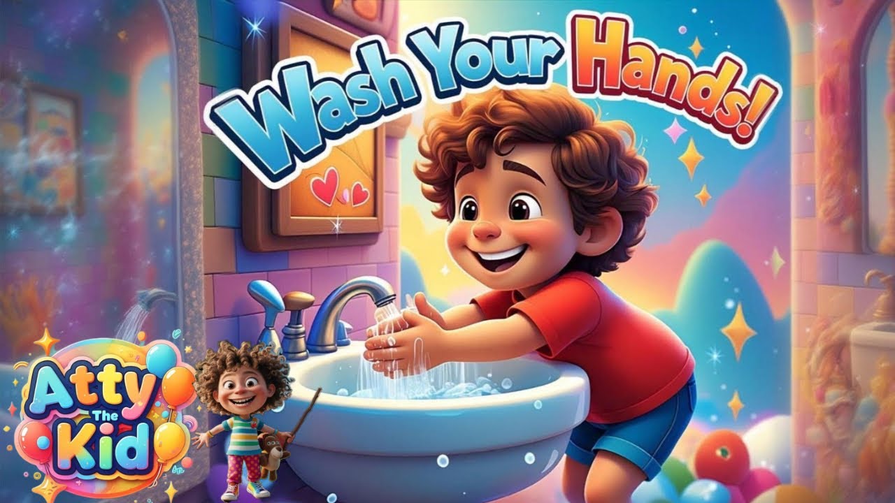 Wash Your Hands Song for Kids | Fun Hand Washing Nursery Rhyme ...