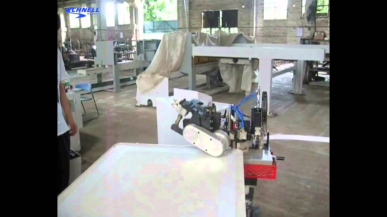 Automatic CNC Curved Edge Banding Machine FB-2440 - YouTube