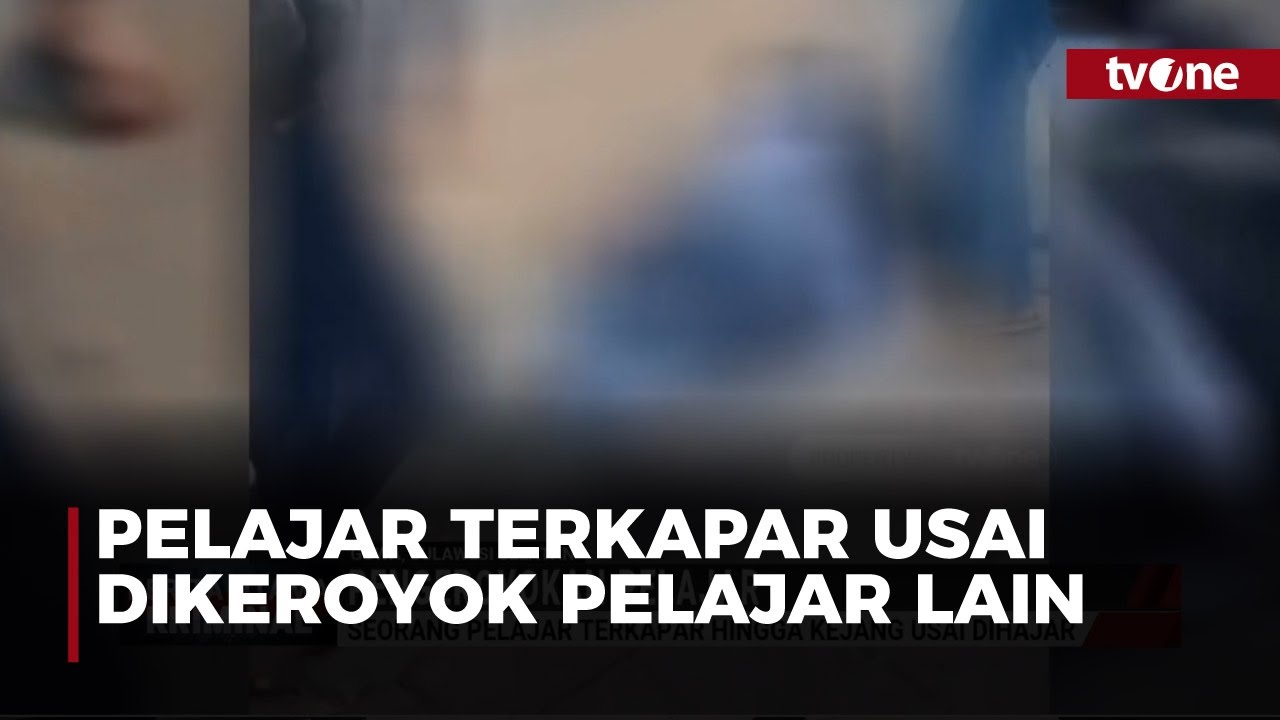 Video Pengeroyokan Pelajar, Pelaku Terkapar Hingga Kejang-kejang - YouTube