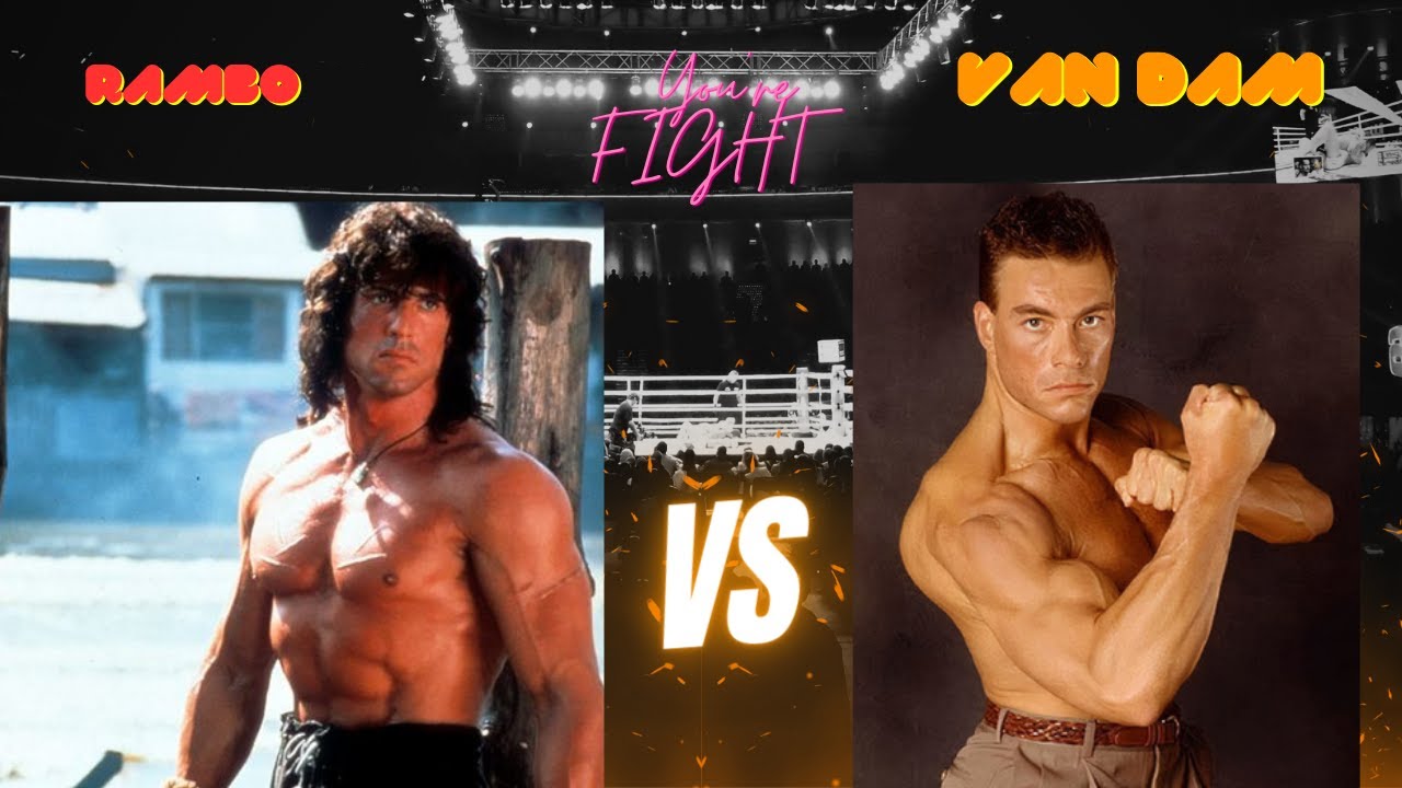 RAMBO VS VAN DAM #jeanclaudevandamme #rambo - YouTube