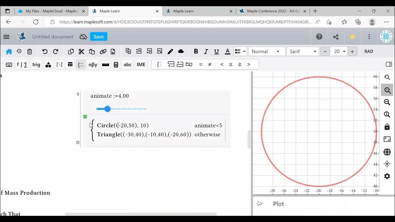 Making Art with Maple Learn Part 2: Advanced Techniques - YouTube