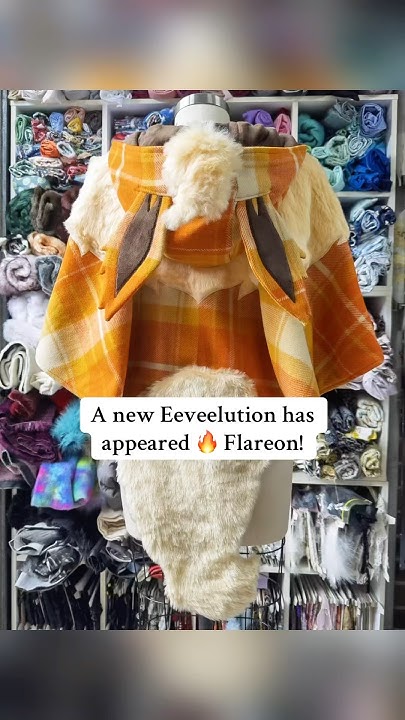 Handmade the next Eeveelution capelet to add to our collection! - YouTube
