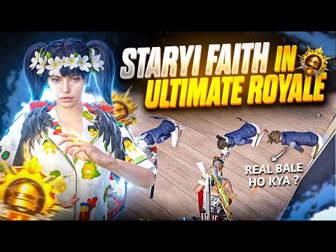 Staryi Faith Back In Ultimate Royale After Long Time 🥵 [ BGMI ] 1v4 Clutches￼🔥 