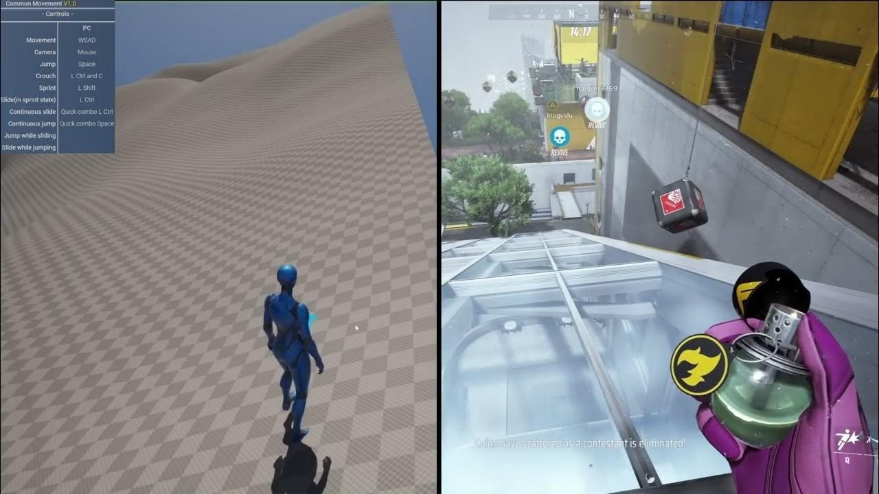 Unreal Engne5's Slide mechanic like THE FINALS - YouTube