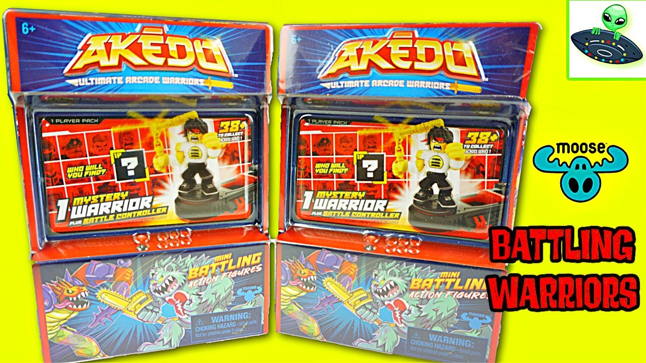 AKEDO Ultimate Arcade Warriors, Moose Toys - YouTube