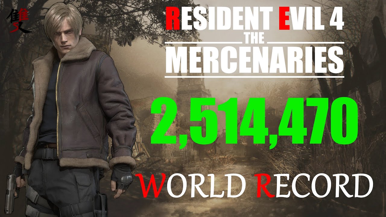 Resident Evil 4 Remake Mercenaries - 2,514,470 Leon Village S++ | World ...