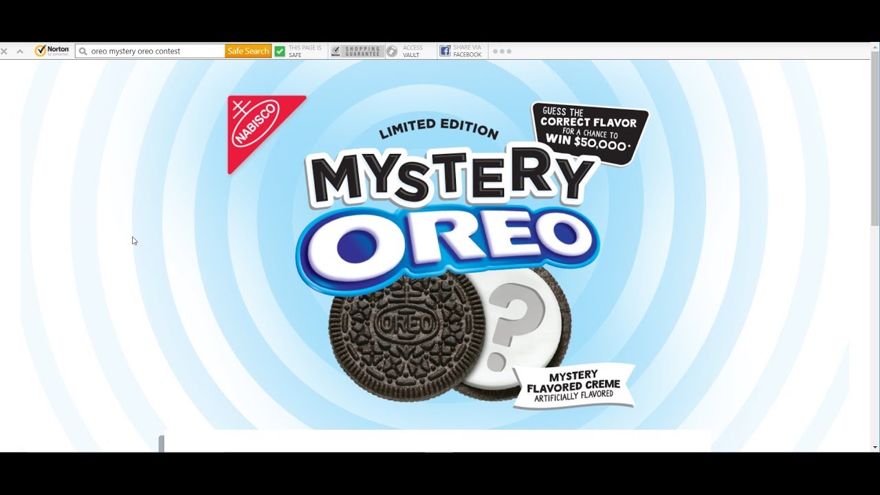 Mystery Oreo Contest by Nabisco, Taste Test and Guesses - YouTube