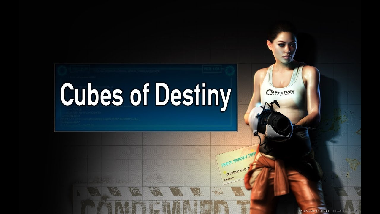 Portal 2 Custom Map Showcase w/ MegaZombie101 - Cubes of Destiny - YouTube