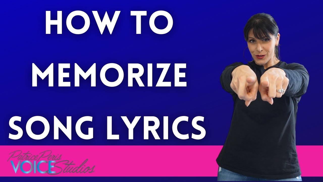3 TIPS - Memorizing Song Lyrics - YouTube