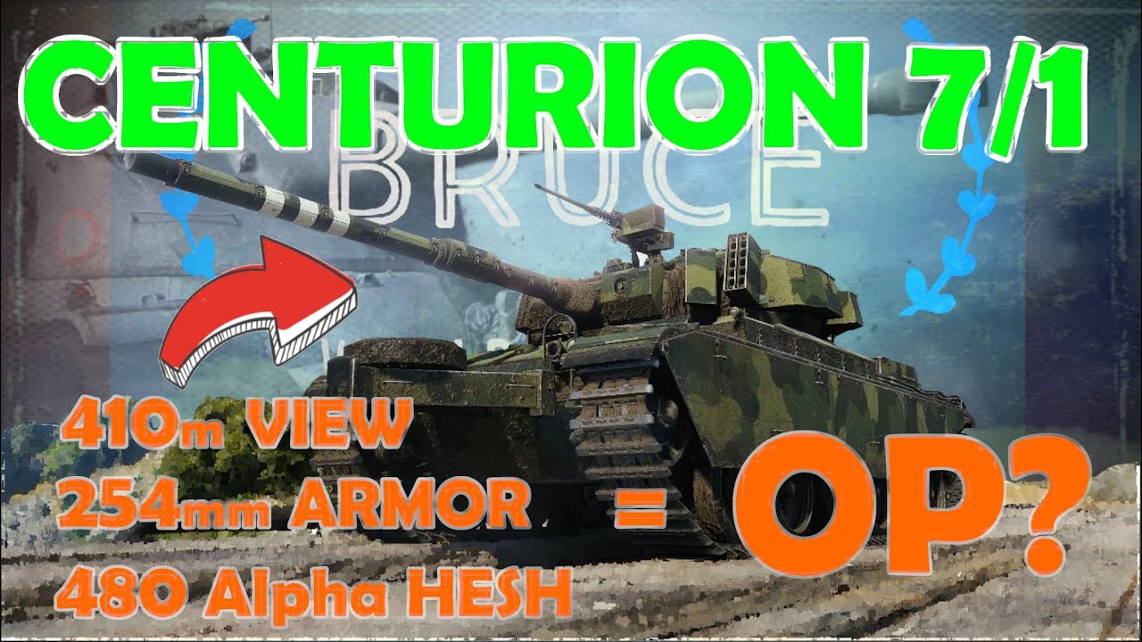 Centurion 7/1 | OP tier 9 medium tank? | WoT with BRUCE | World of ...