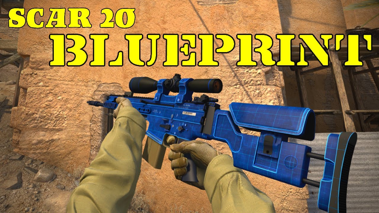 CSGO Giveaway #12 | SCAR - 20 - Blueprint | Result Of CSGO Giveaway #11 ...