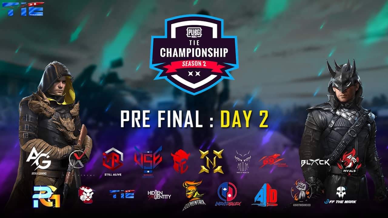 PUBG MOBILE TIE CHAMPIONSHIP S2 PRE FINAL DAY 2 - YouTube