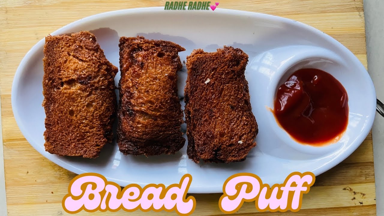 Bread puff recipe | tasty bread nasta | Best evening snacks | #eveningsnacks #nasta #snacks # ...