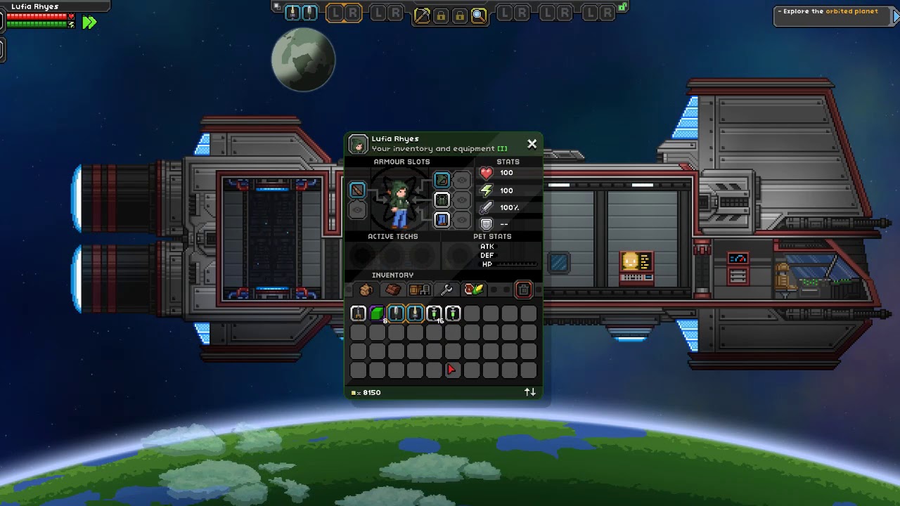 Human Starbound Ningen Race Mod New Head Equipment!! | Chucklefish