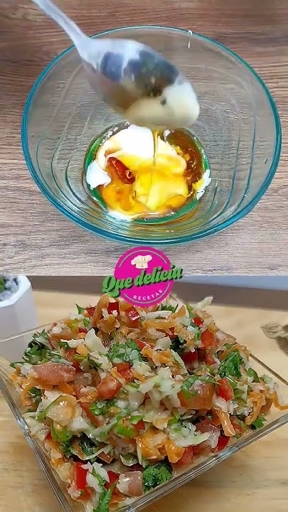 La Más Exquisita Ensalada De Verduras ¡«fácil Y Saludable 😋🥗🥕🍅🥬
