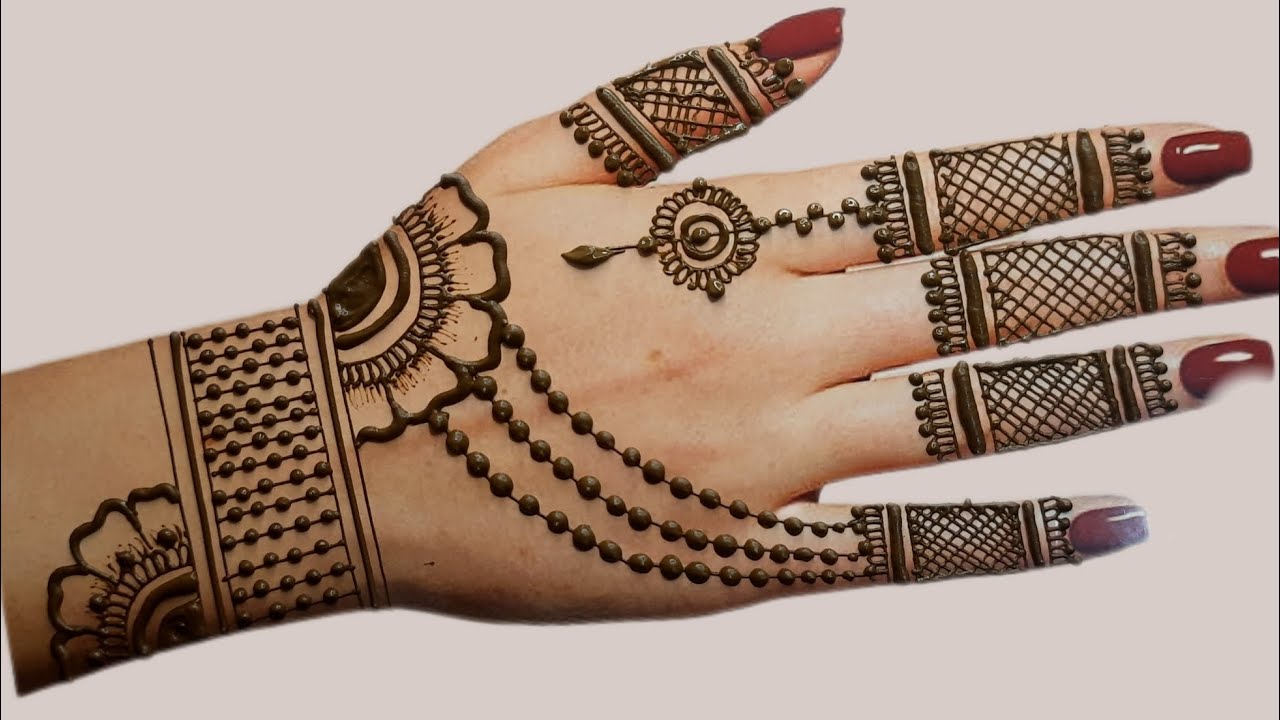 New Back hand mehndi 2025 |Easy and Beautiful Mehndi designs for girls ...