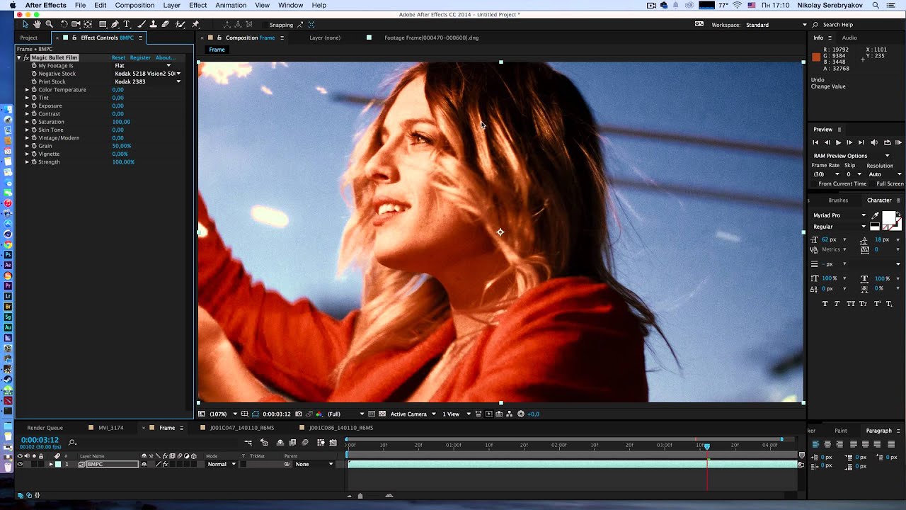 MAGIC BULLET FILM TUTORIAL (S E R E B R Y Λ K O V) - YouTube