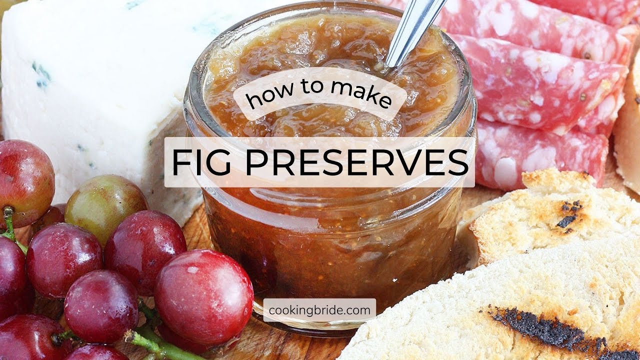 Fig Preserves Recipe - YouTube