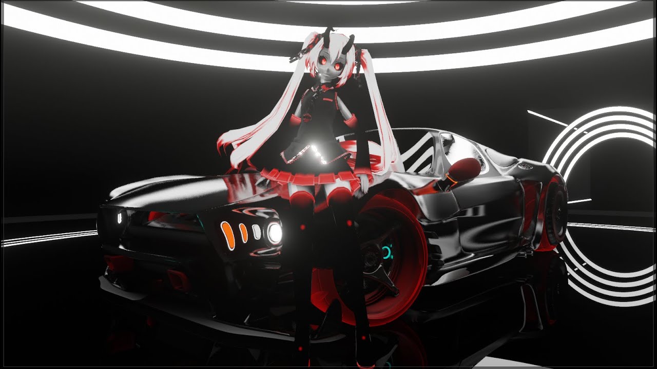 Akuma miku |Car Animation 2019 [Blender] - YouTube