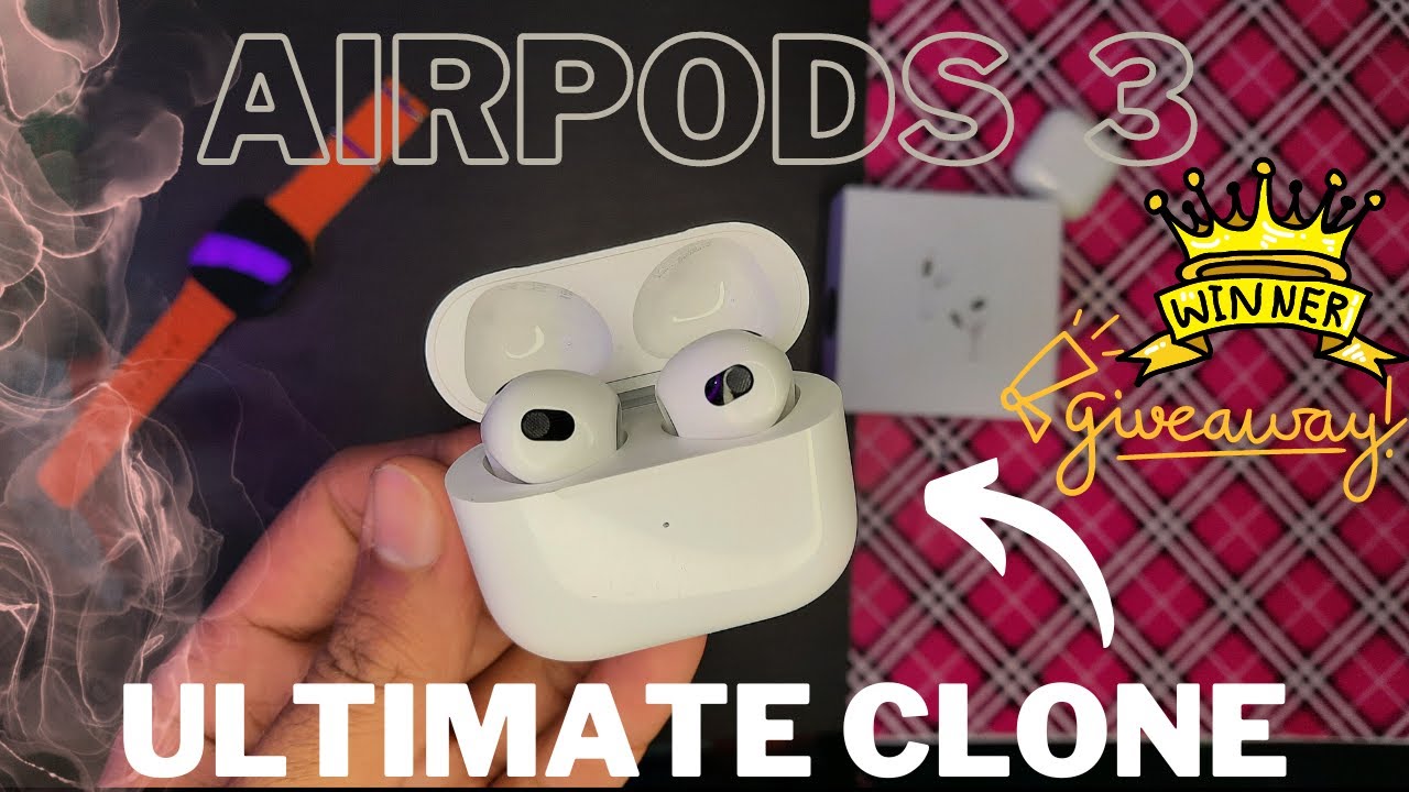 Apple Airpods 3 Master Clone🔥100% Same As Original | Airpods 3 copy ...
