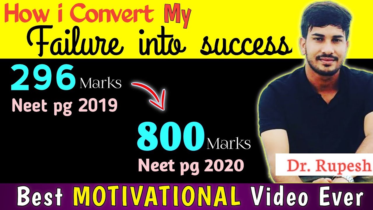 Never Give Up|| NEET PG MOTIVATIONAL Video||Dr Rupesh Kumar - YouTube