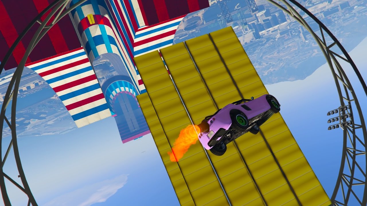 [GTA5] - Cuộc Đua Kỳ Thú - Đua Xe ROCKET bay như chưa từng được bay ...