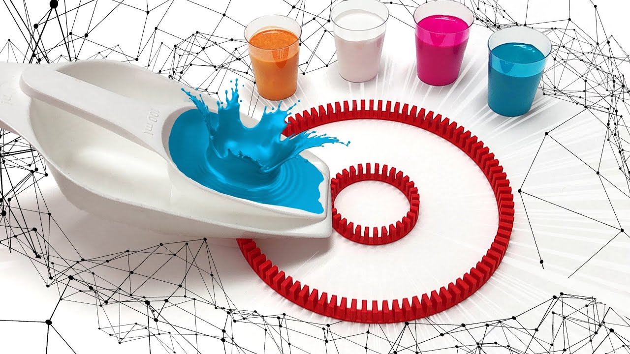 MEGA MIXING!!! Let's mix 2 Pouring Techniques – 2 shovels and 2 Rings ...