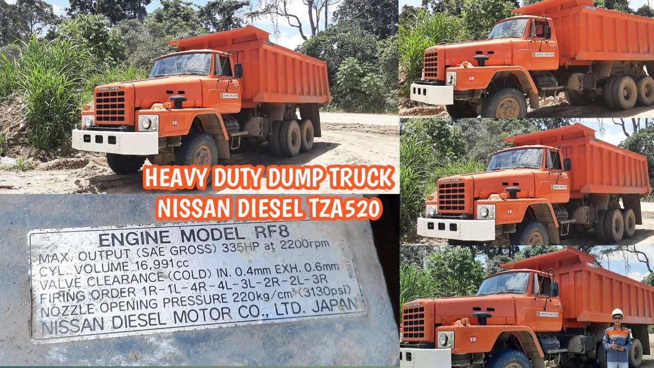 TRUCK NISSAN DIESEL TZA520 HEAVY DUTY LEGENDA KALIMANTAN - YouTube