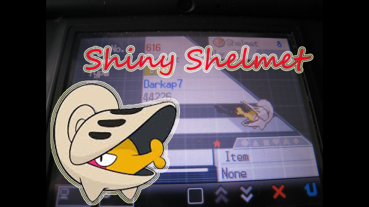 [LIVE!!!] Shiny Shelmet on Pokemon Black 2 - YouTube
