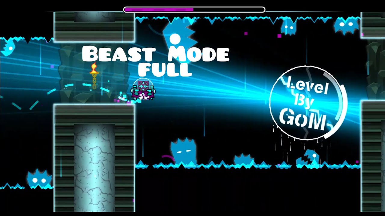 "Beast Mode Full" 100% (hard) by God Of Music | Geometry Dash - YouTube