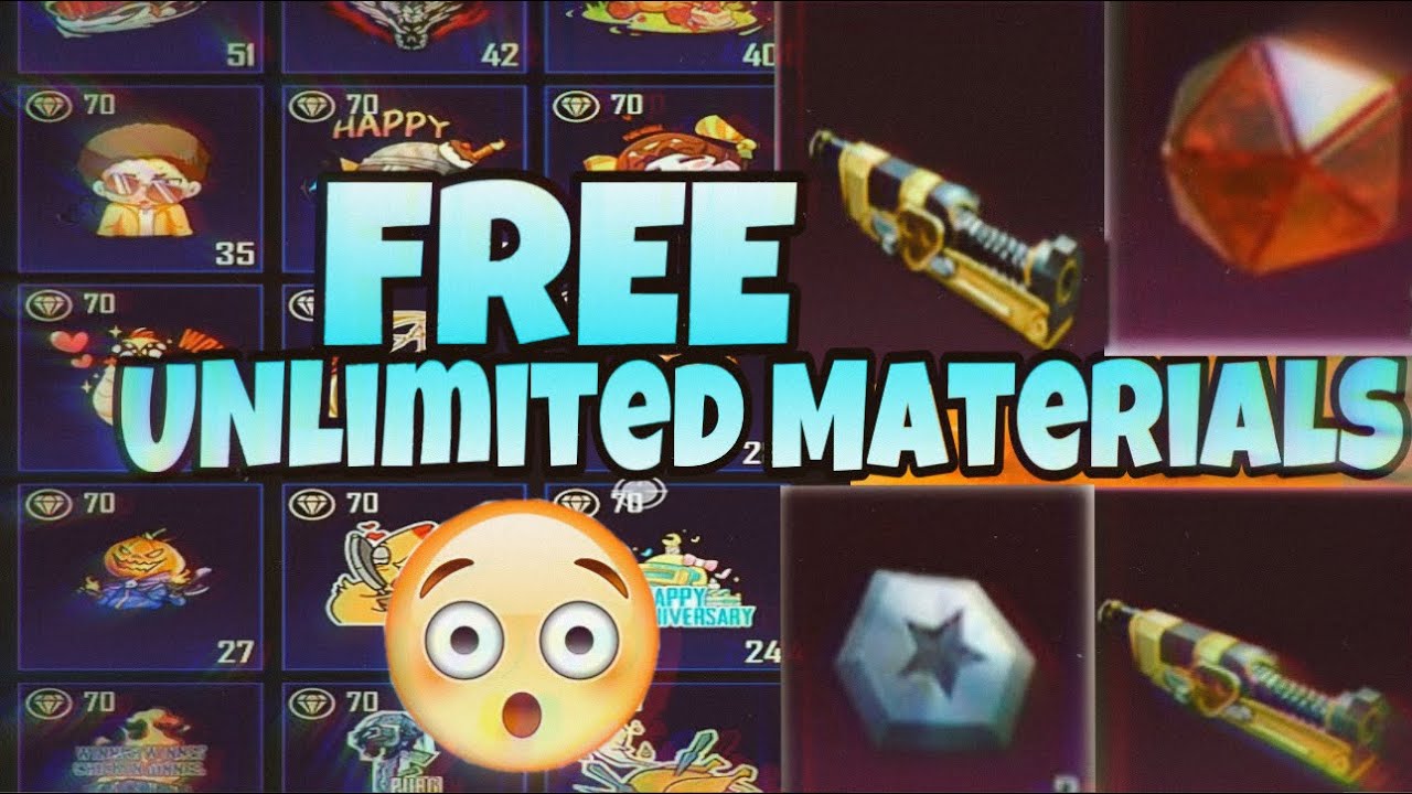 Unlimited Free Upgrade Materials PUBGM !! - YouTube