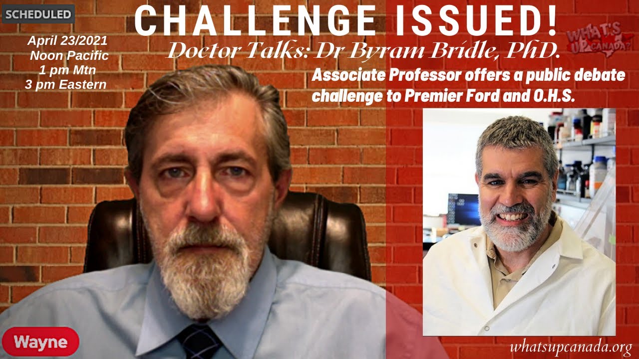 Doctor Talks: Challenge Issued Dr Byram Bridle - YouTube