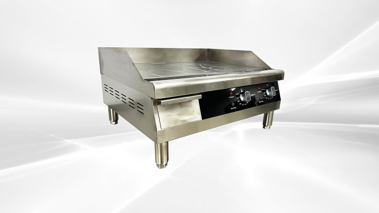 24 ins Griddle Electric Stainless Steel Commercial Countertop Flat Top ...