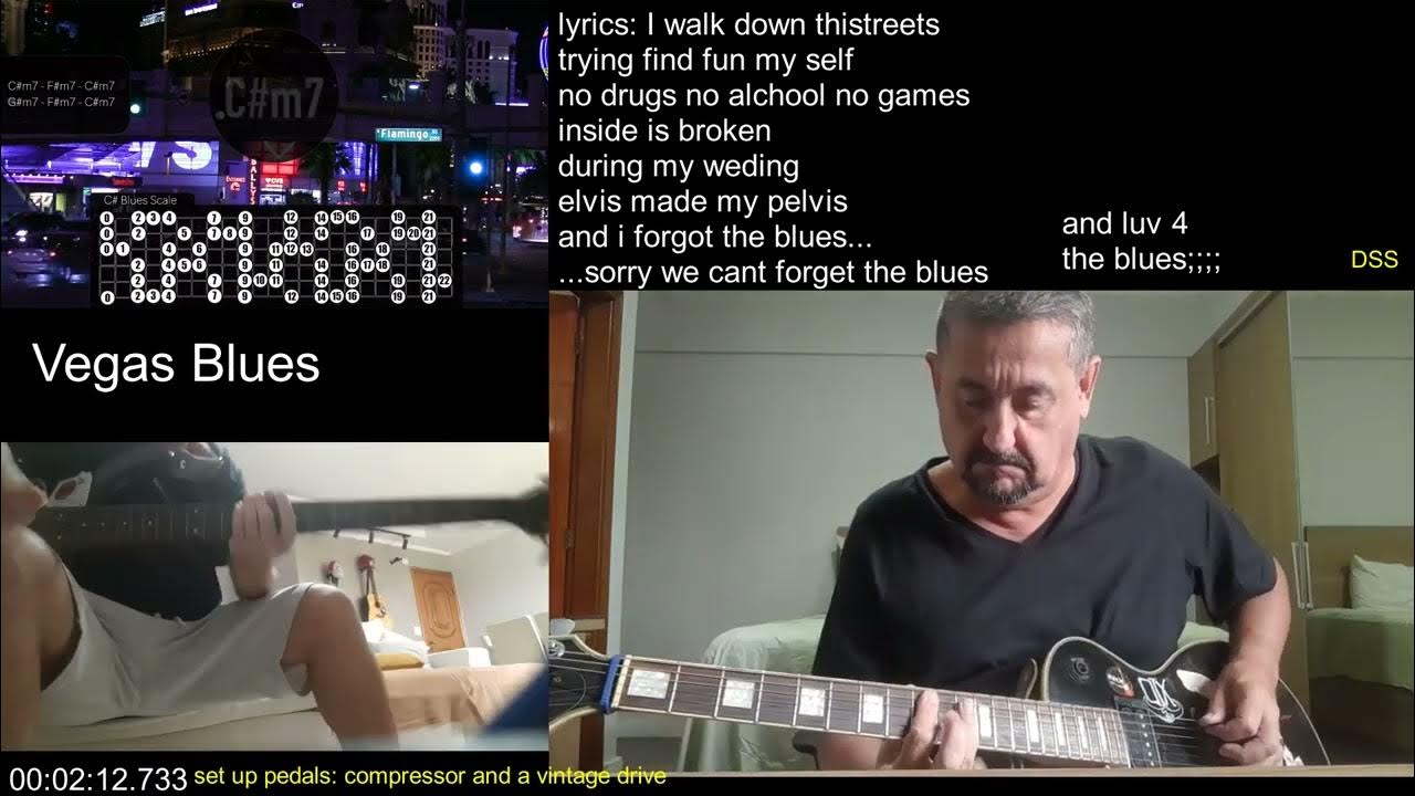 jamming blues at c3f#g# ...