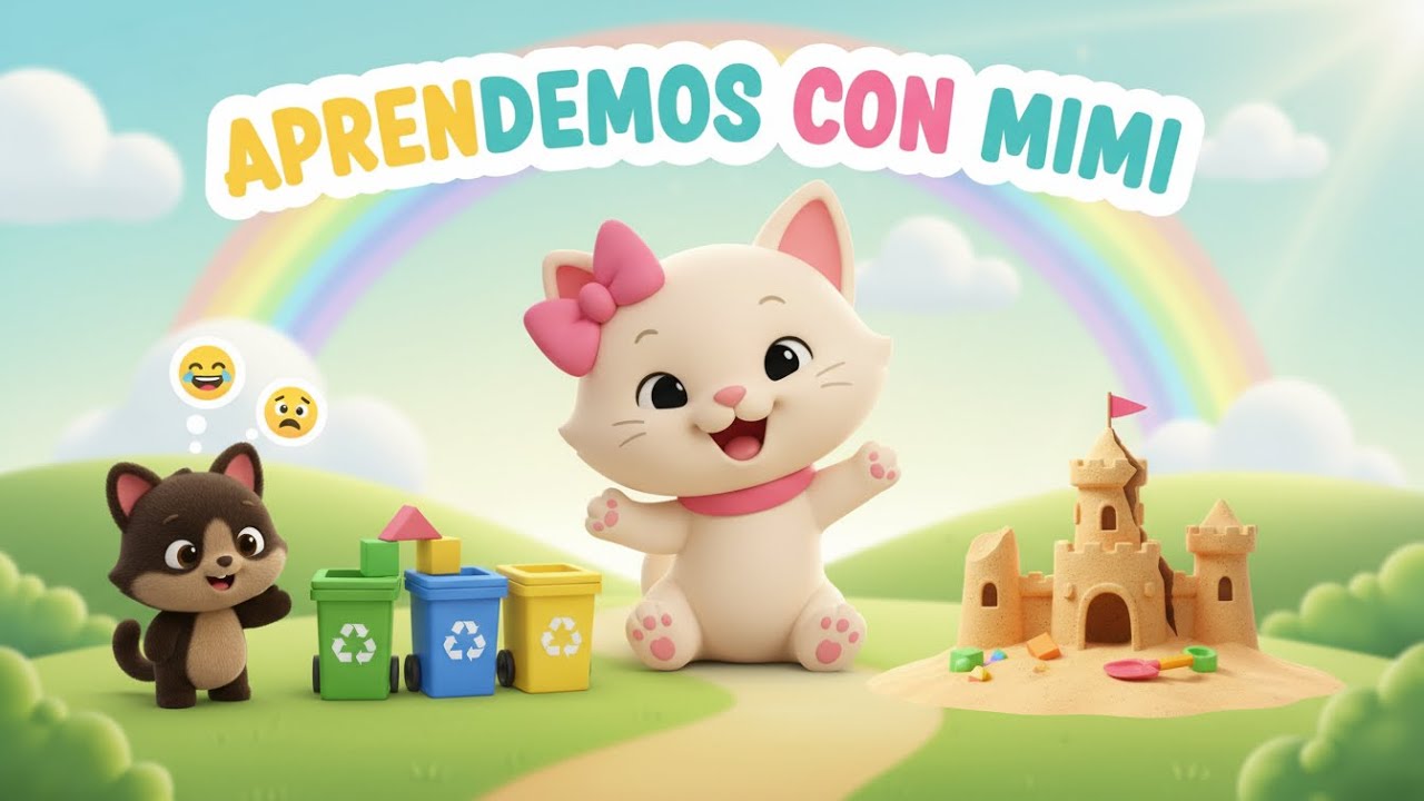 VALORES Y EMOCIONES 🌈🐱 | Aprendemos con Mimi | Canción infantil - YouTube
