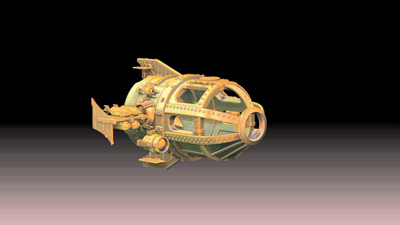 Atlantis Sub - from concept to sculpt - YouTube