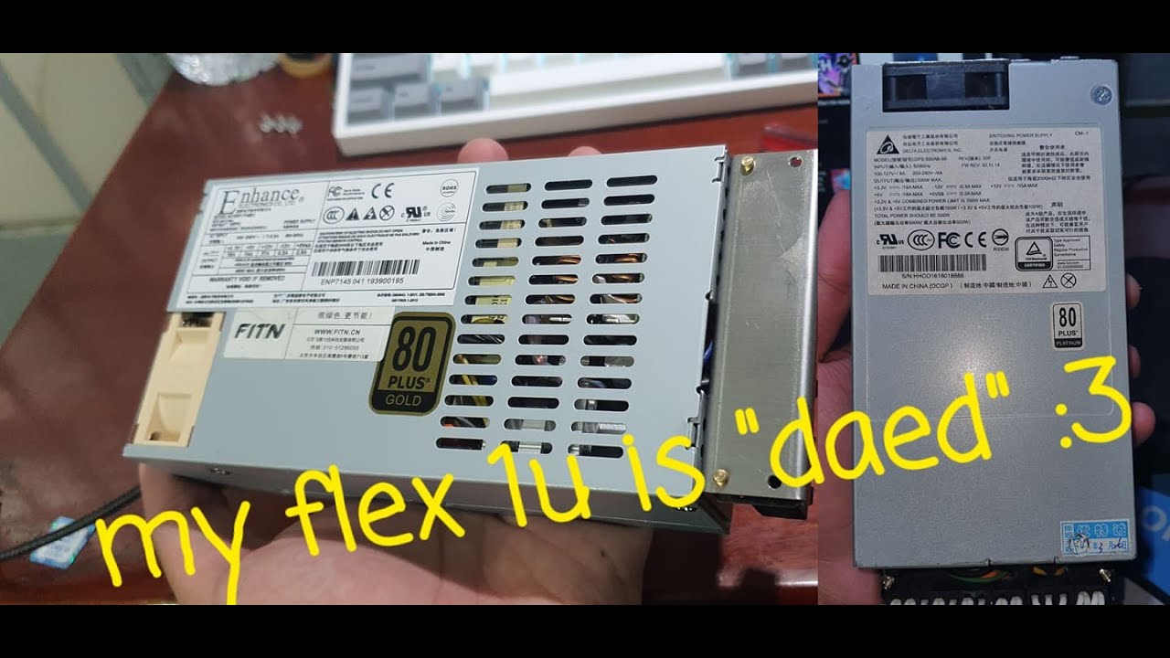 Hai cục nguồn Flex 1U của Puc "chết" rồi @@ - YouTube