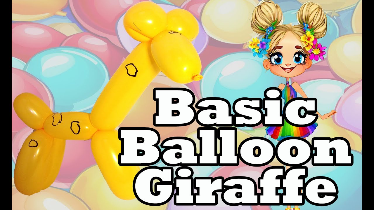 Balloon Giraffe - basic beginner one balloon giraffe - perfect for ...