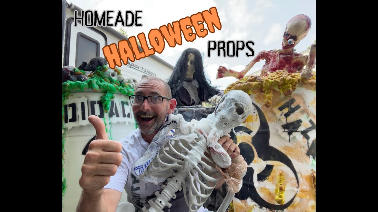 "DIY Halloween Props" ~decaying skeleton tutorial~ - YouTube