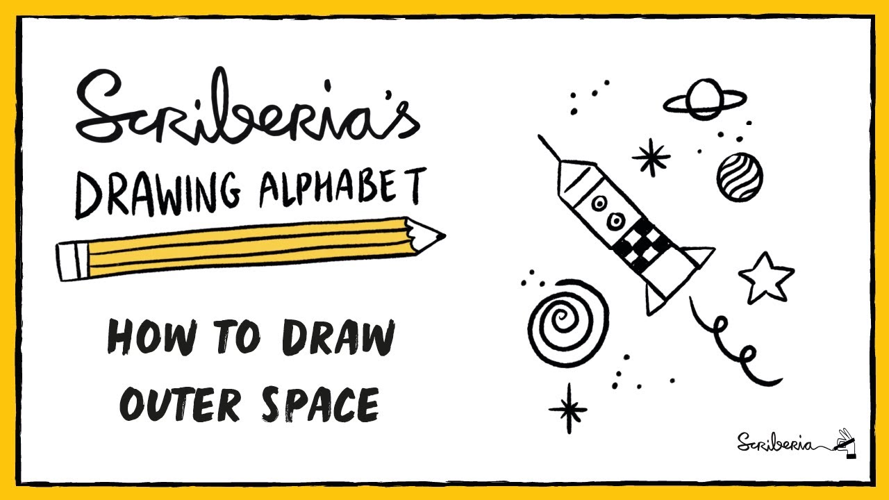 How to Draw Outerspace - YouTube