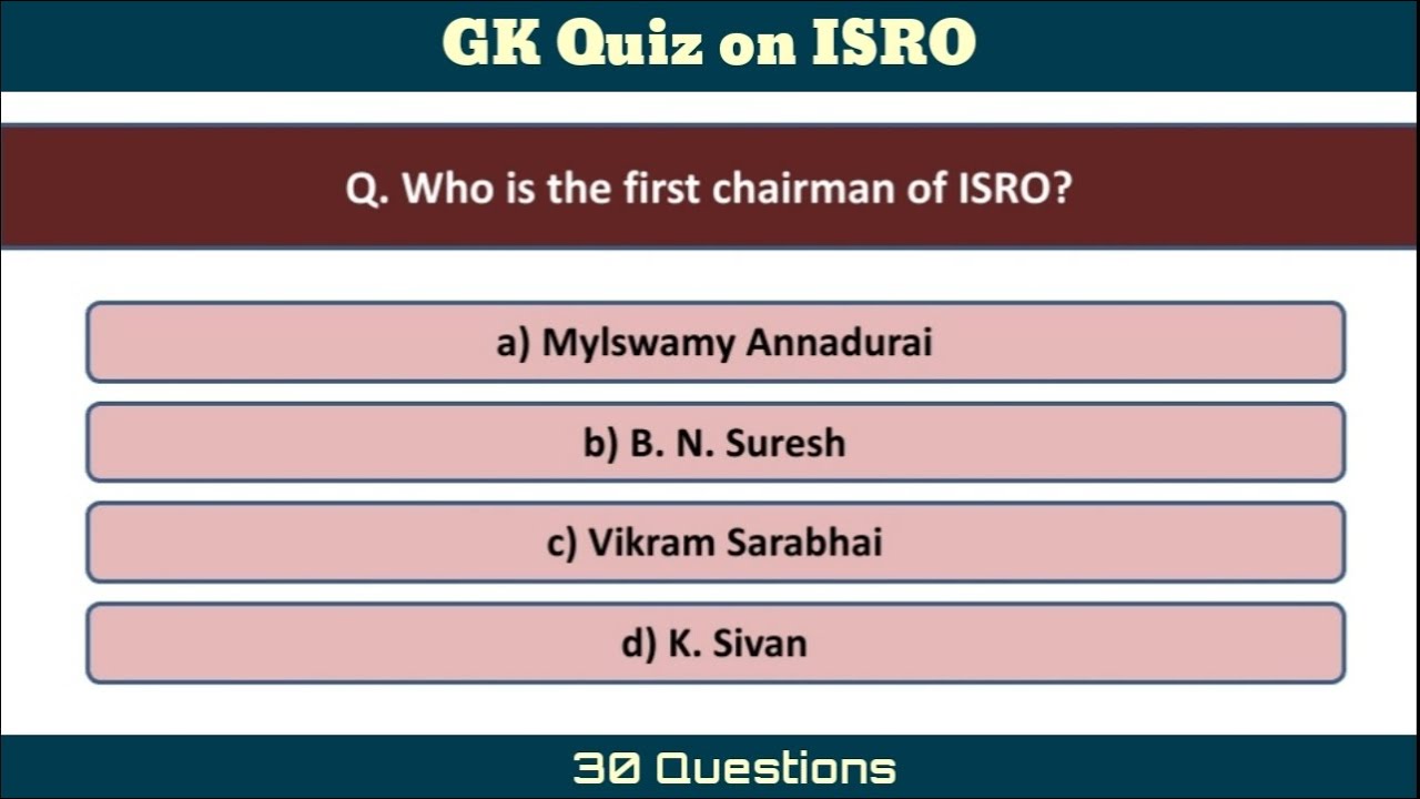 GK Quiz On ISRO Quiz In English ISRO Quiz YouTube gk-quiz-on-isro-quiz-in-english-isro-quiz-youtube