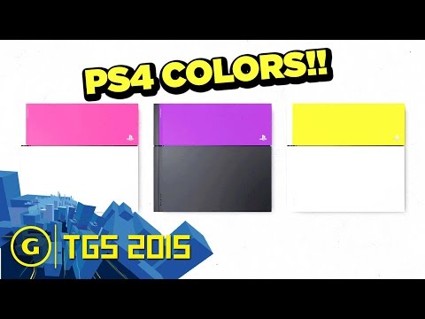 PS4 New Color Panels and Controllers - TGS 2015 Sony Press Conference ...