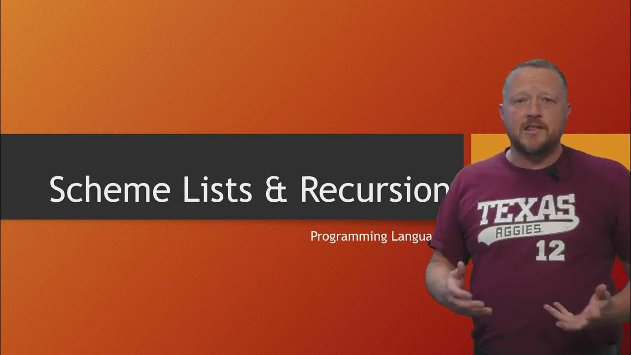 0 - Introduction to Scheme Lists and Recursion - YouTube