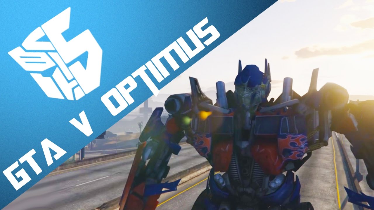 GTA V - Optimus Prime MOD (Transformers MOD) - YouTube
