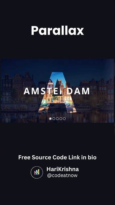 Parallax Html Css And Javascript Free Source Code ️ Shorts Javascript Javascriptprojects 5869