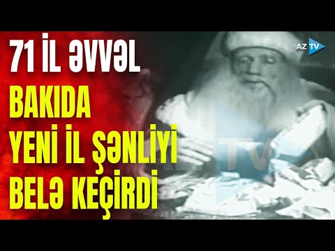 1953-cü ildə Bakıda Yeni il şənliyi - AzTV-nin \