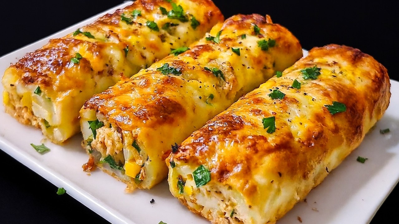 Mischen Sie einfach 3 Eier und Kartoffeln! Dieses Gericht wird jeden ...