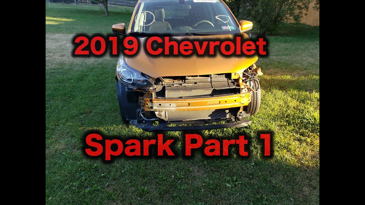 Rebuilding A Wrecked 2019 Chevrolet Spark Part 1 - YouTube