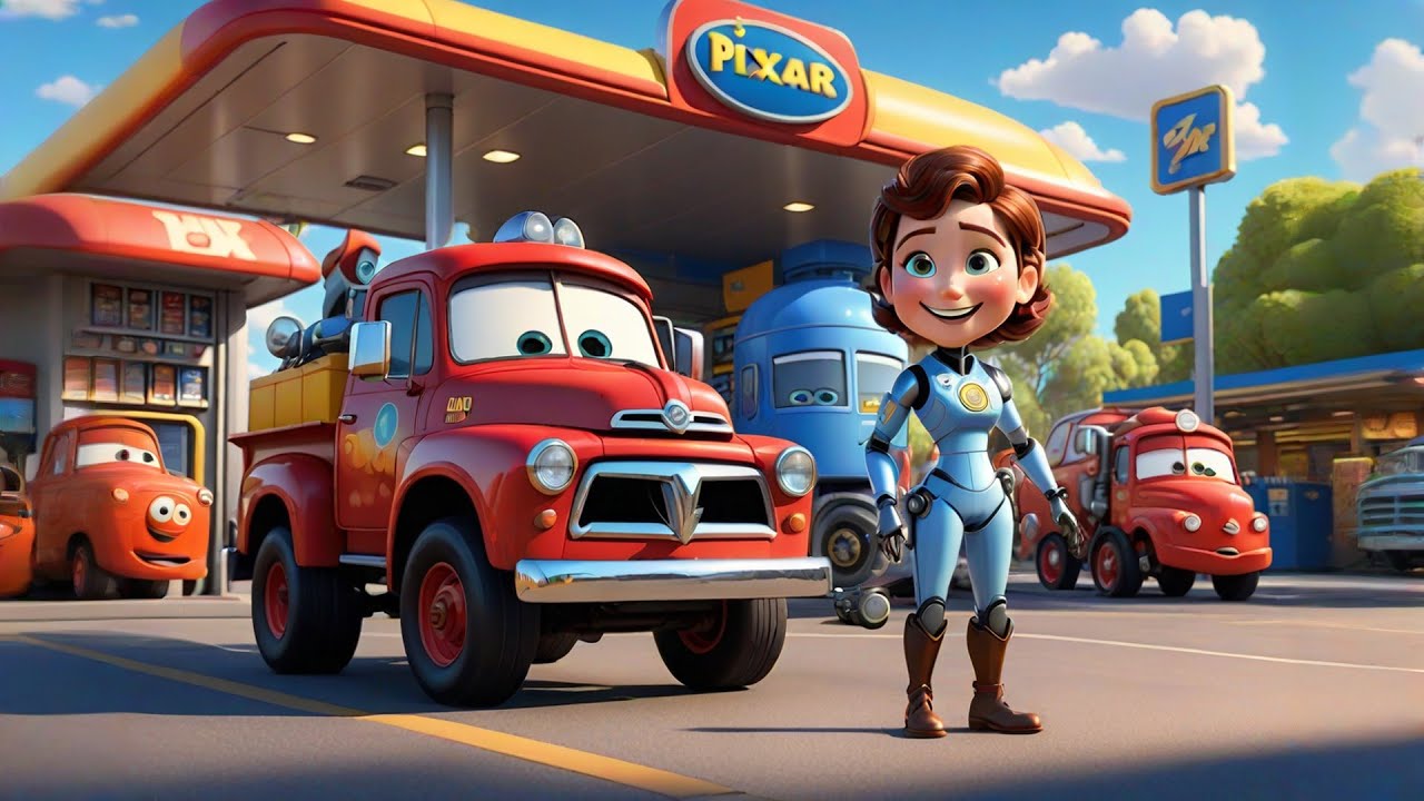 Tommy Truck Fills Up Fuel | Vehicle Song for Kids | Nursery Rhymes and ...